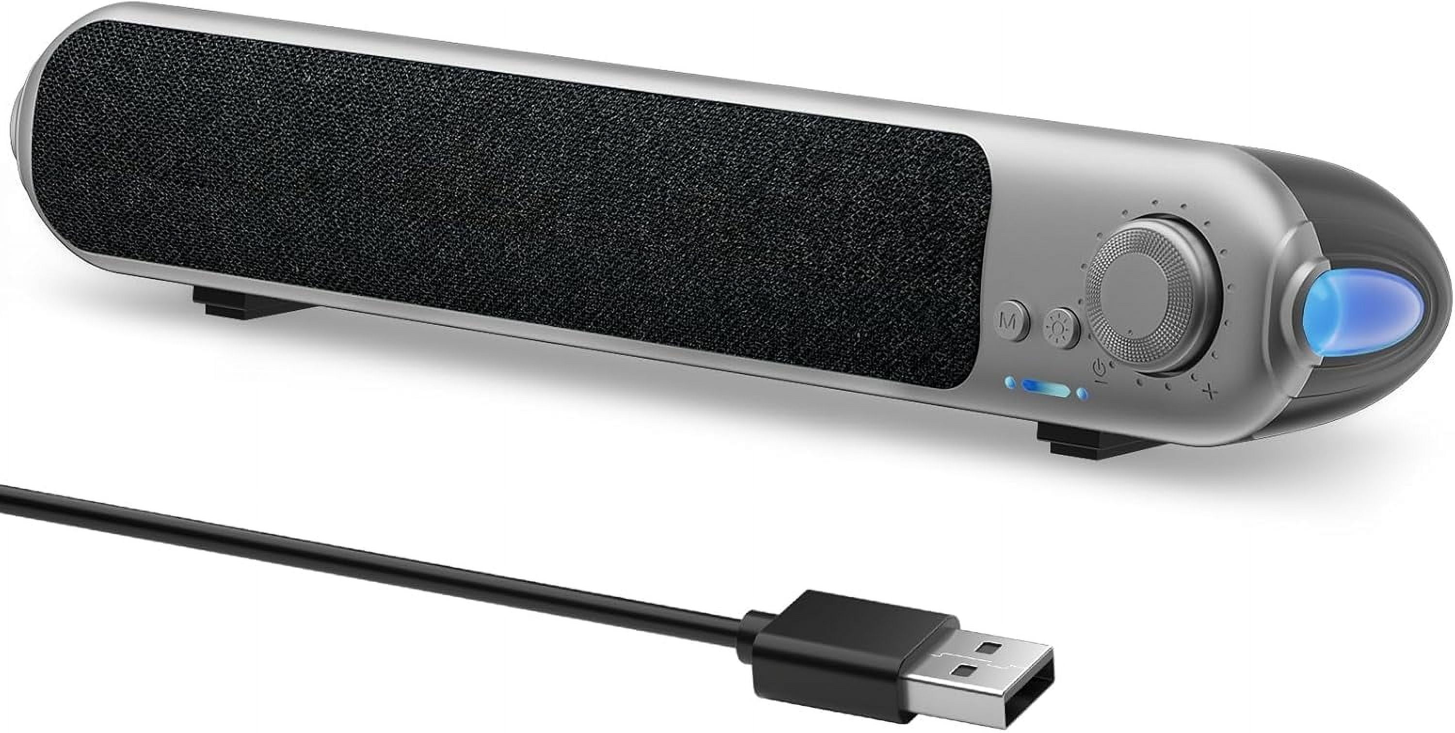 TRAHOO-USB Computer Speakers for Desktop PC and Laptop, Crystal Clear ...