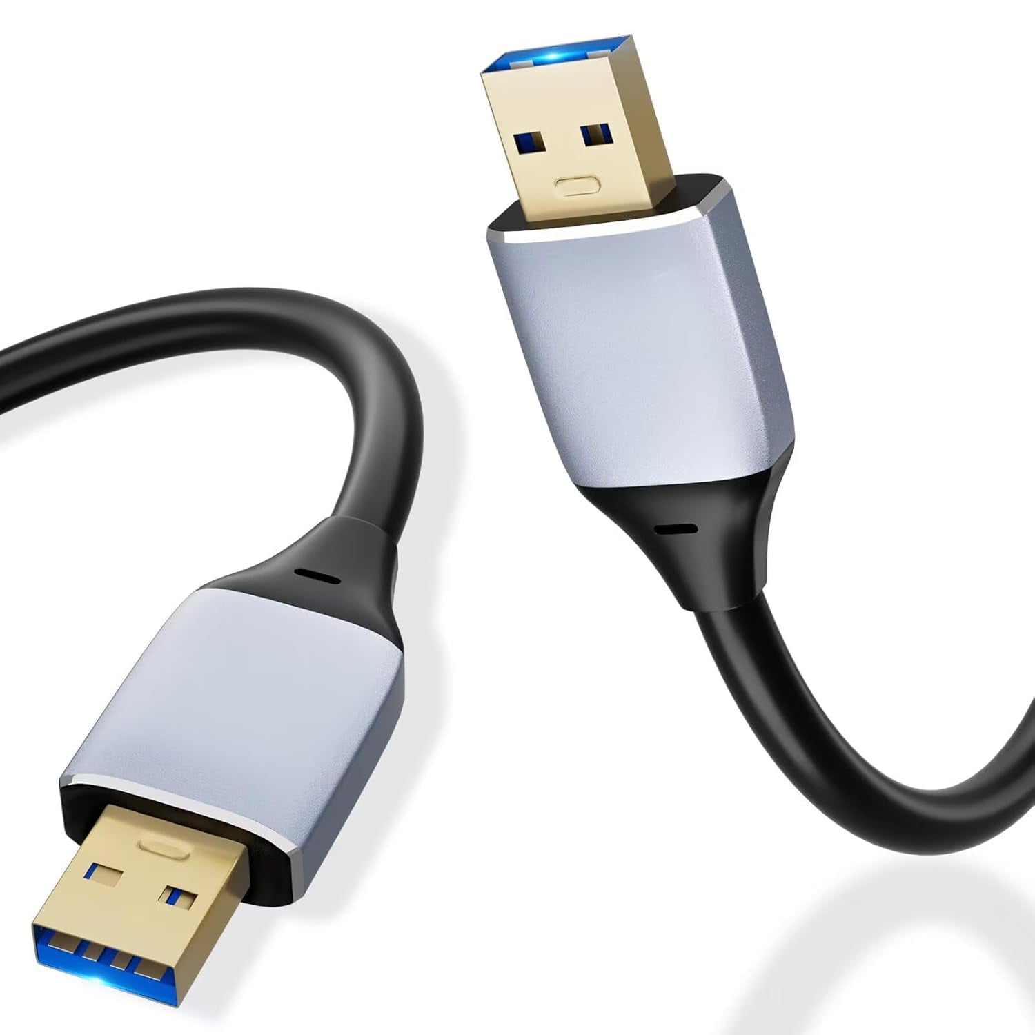 TRAHOO-USB to USB 3.0 Cable, 10ft 5 Gbps SuperSpeed Data Transfer, USB ...