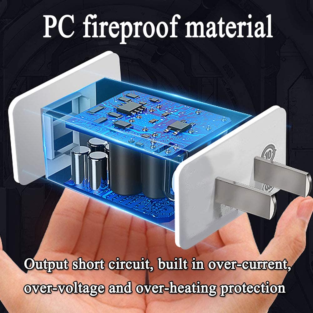 TRAHOO-USB Wall Charger Bling 5V/2.4A 24W Dual Port Fast Charger Plug ...