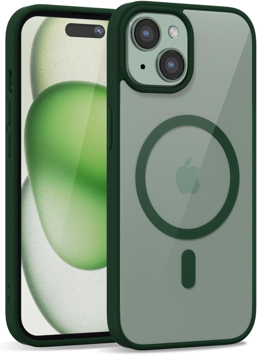 TRAHOO-Ultra Slim Case for iPhone 15 Case Clear Mag Safe, Thin Magnetic ...