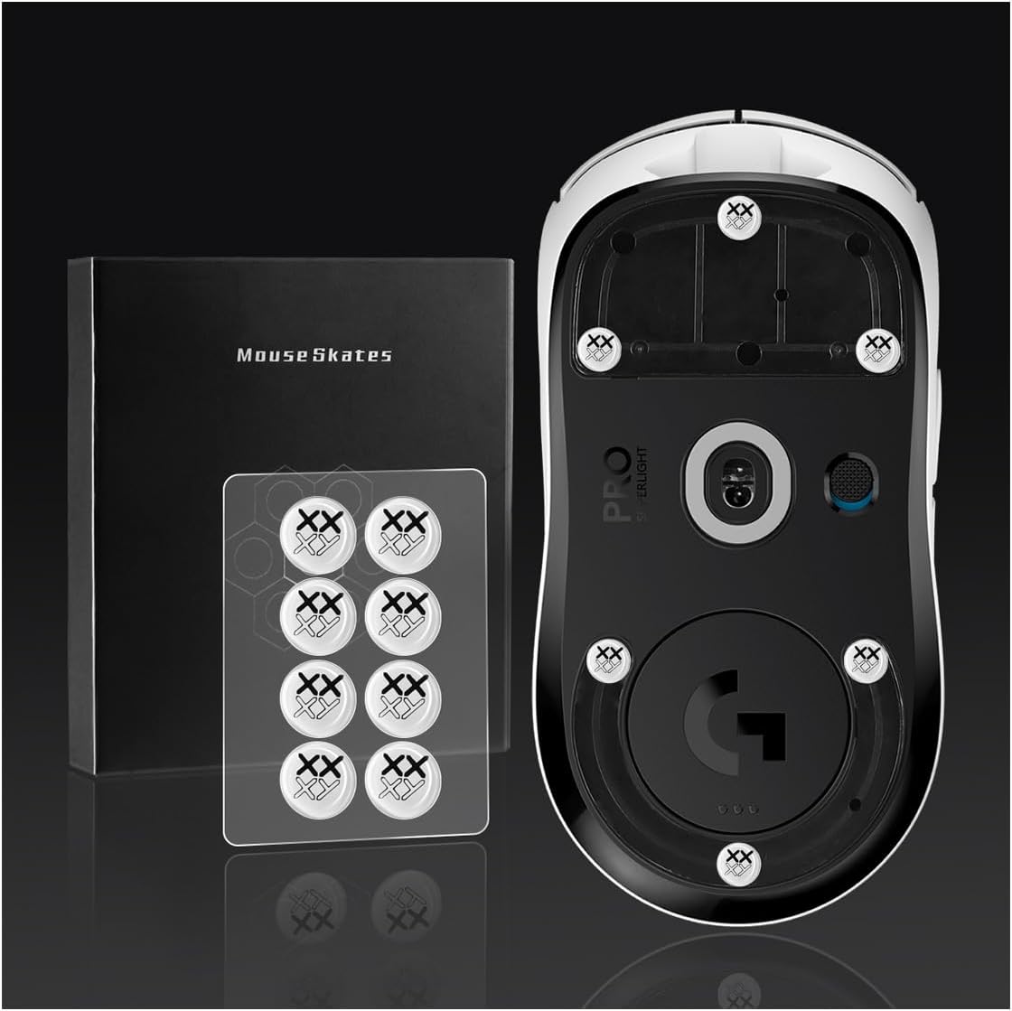 TRAHOO-Universal Glass Mouse Skates Ultra Strong Glass Mouse feet ...