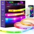 TRAHOO-Upgraded Smart IC 100ft LED Lights for Bedroom, Multiple Colors ...