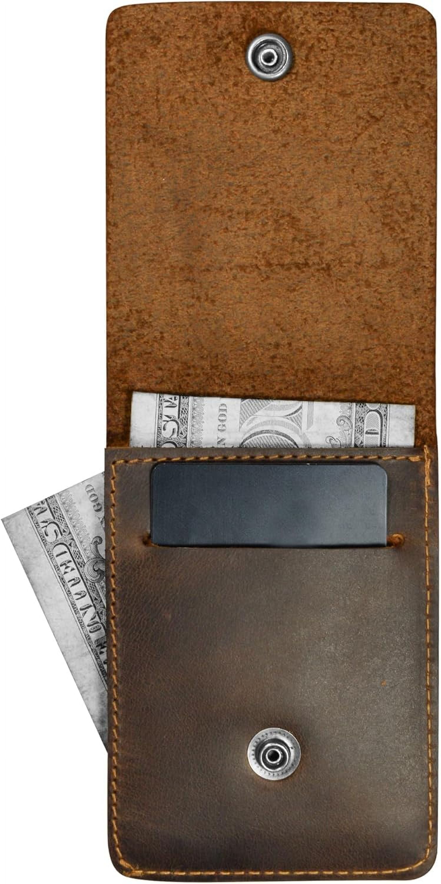 TRAHOO-, Vertical Front Pocket Wallet with Card Slot, Compact Storage ...