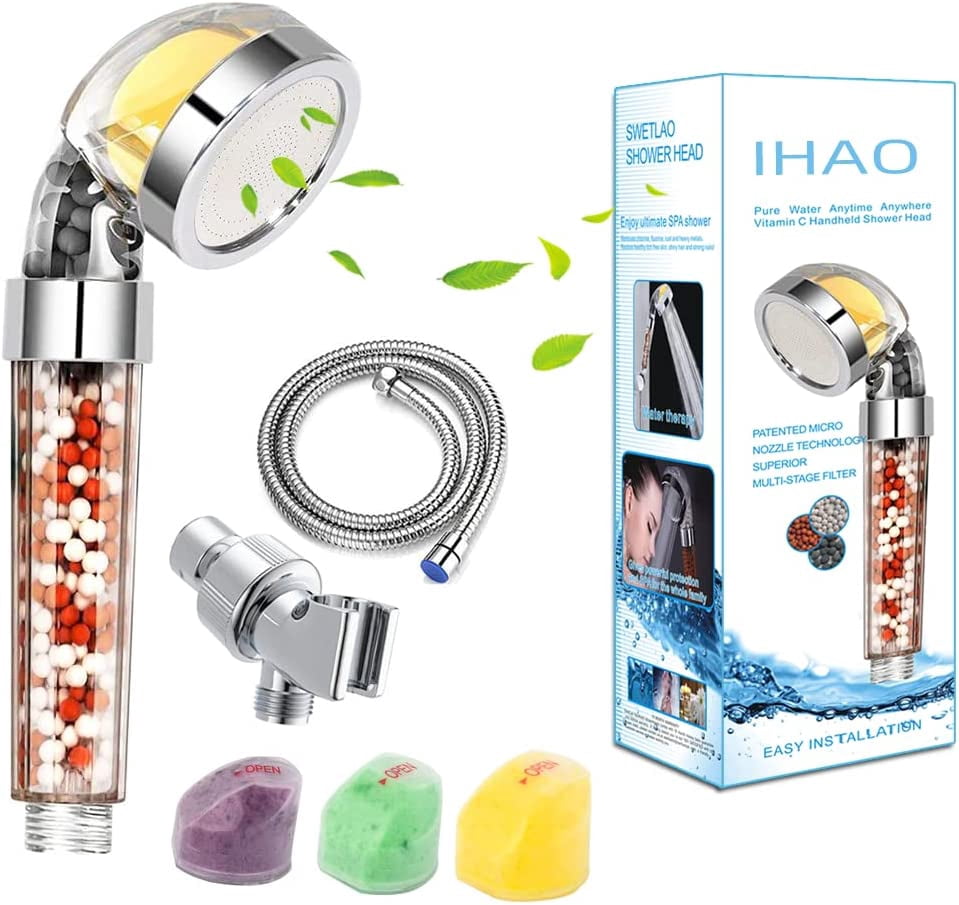 TRAHOO-Vitamin C Filter High Pressure Handheld Shower Head with Bracket ...