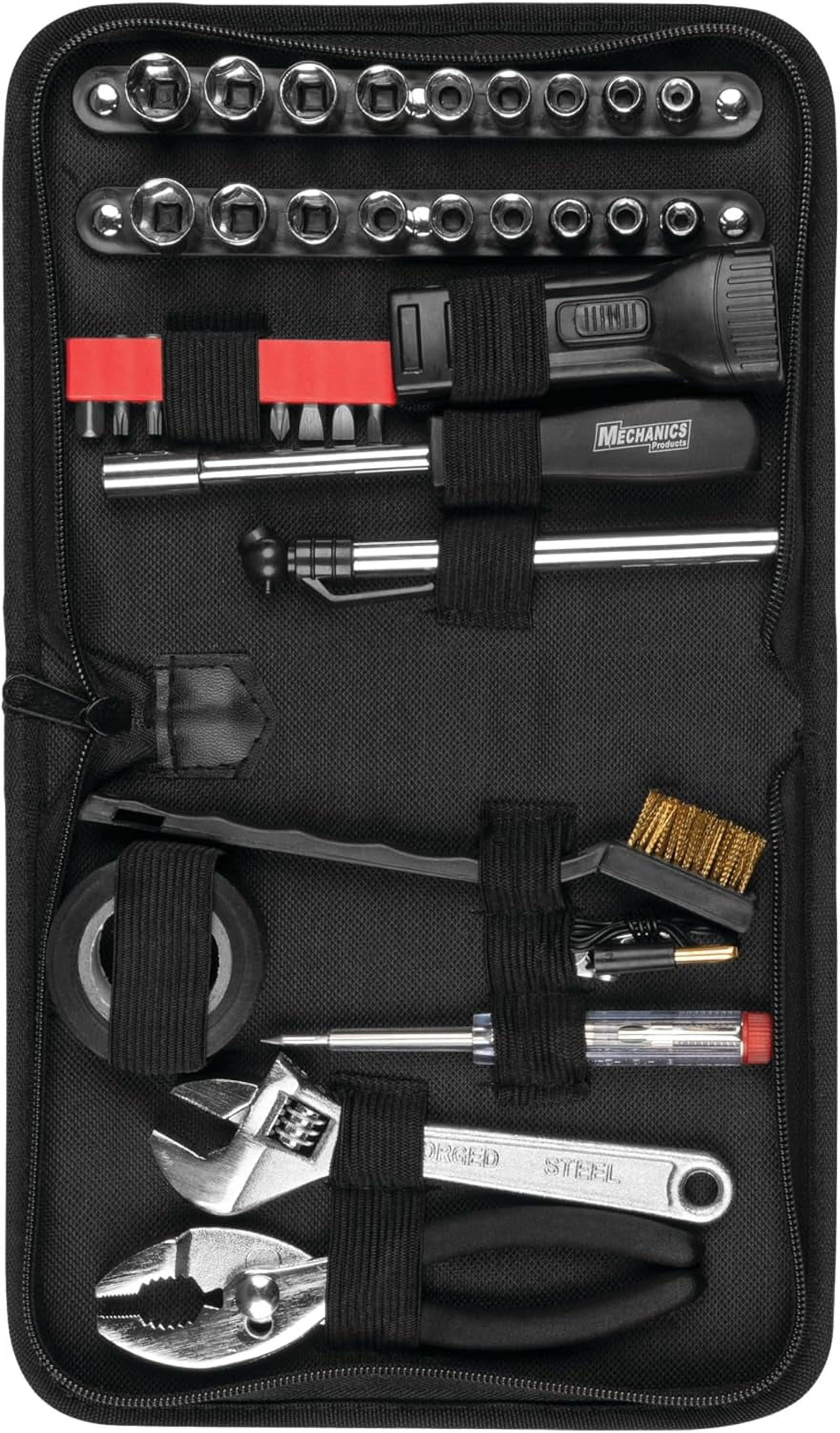 TRAHOO-W1197 38 Piece Compact Tool Set with Zipper Case - Walmart.com