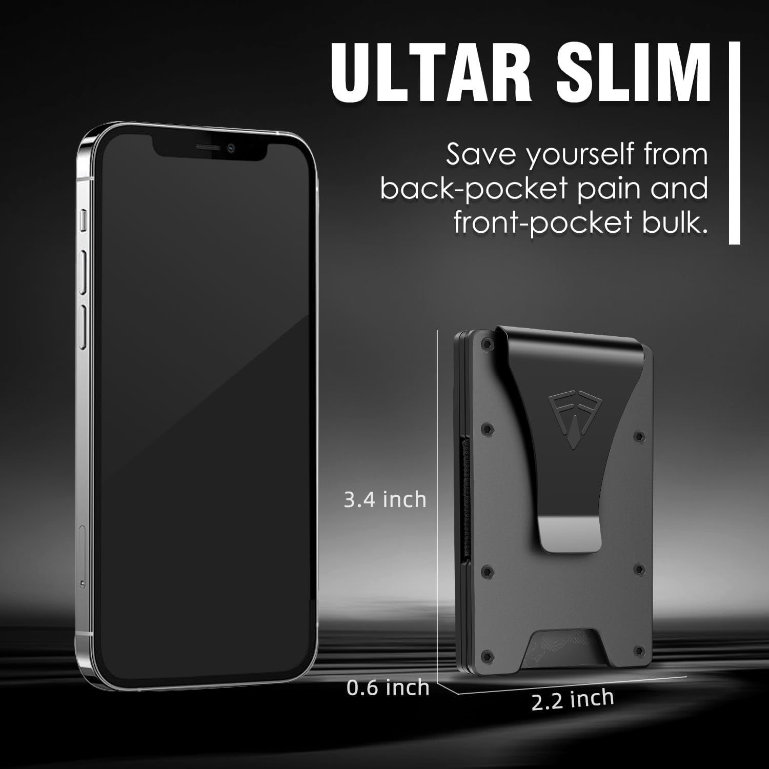 TRAHOO-Wallet for Men with Transparent ID Card Holder - Slim Mens ...