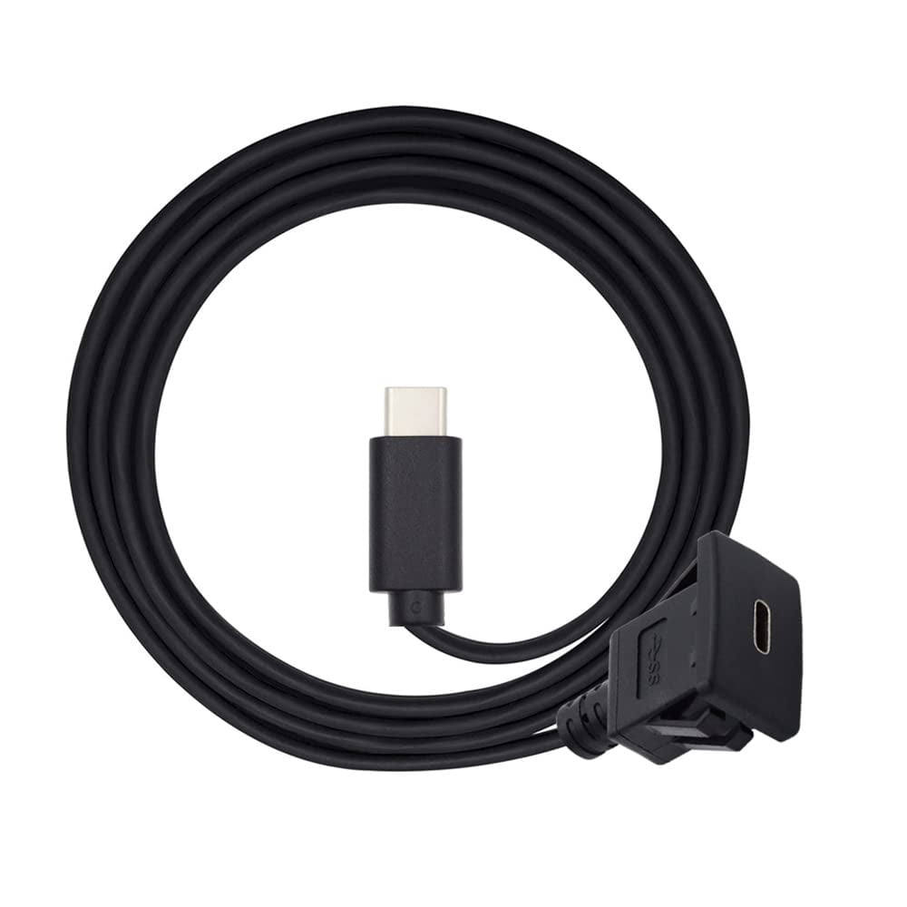 TRAHOO-Waterproof Dustproof USB-C Type-C USB 3.1 10Gbps Extension Flush ...