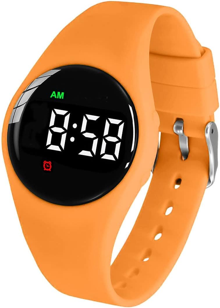 TRAHOO-Waterproof Vibrating Alarm Watch Rechargeable 15 Alarm Reminder ...