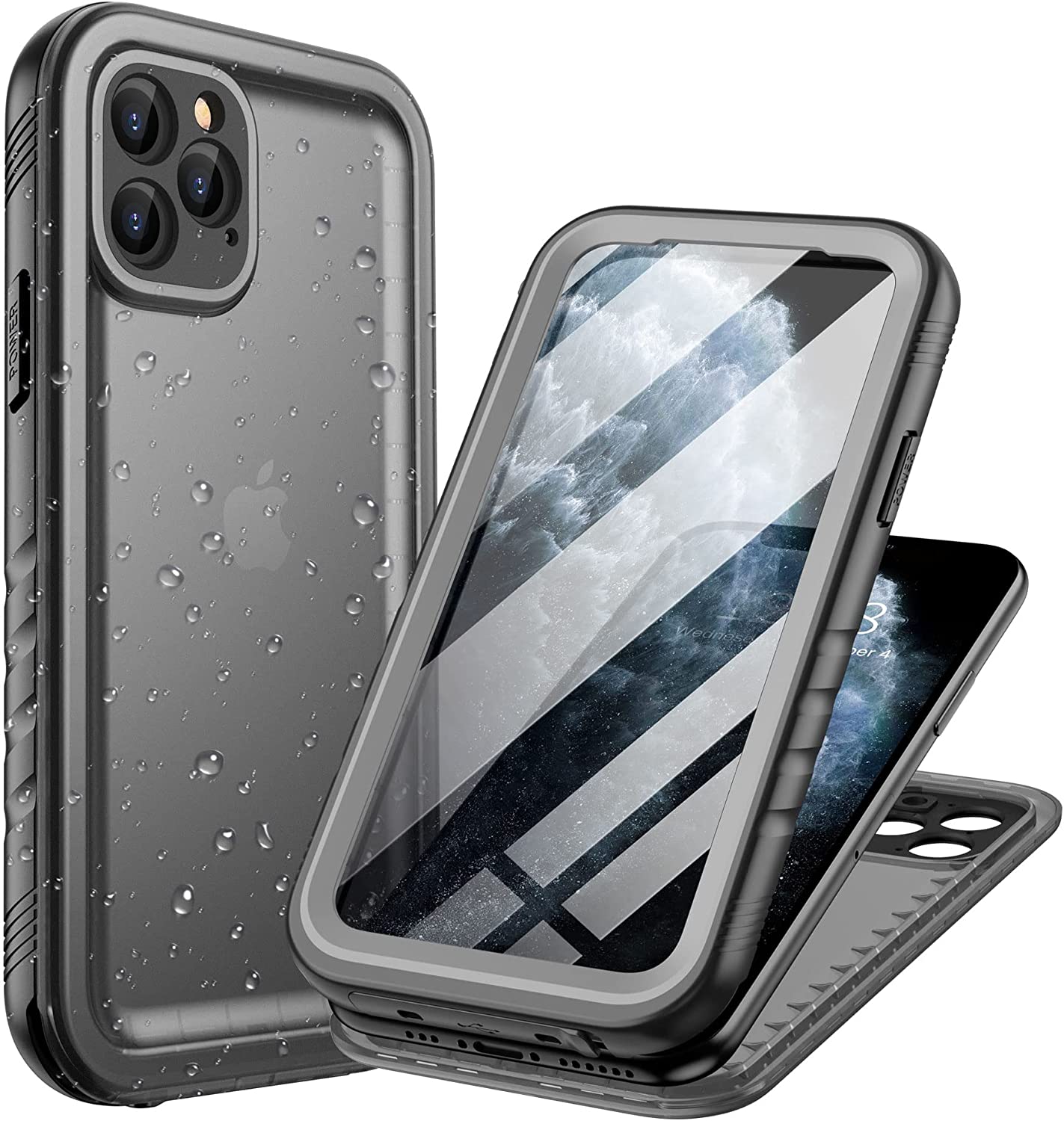 TRAHOO-Waterproof iPhone 11 Pro Max Case - Underwater Shockproof Full ...