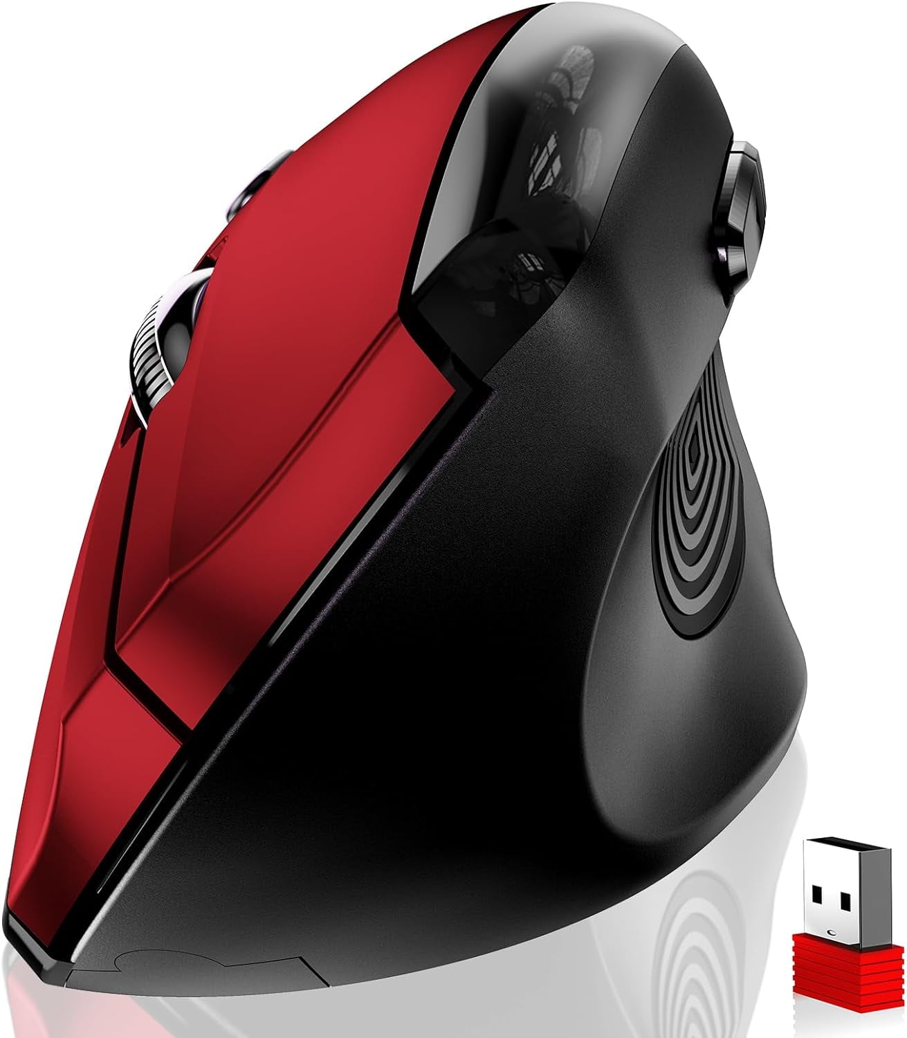 TRAHOO-Wireless Ergonomic Mouse 2.4G,800/1200/1600 DPI Large Wireless ...