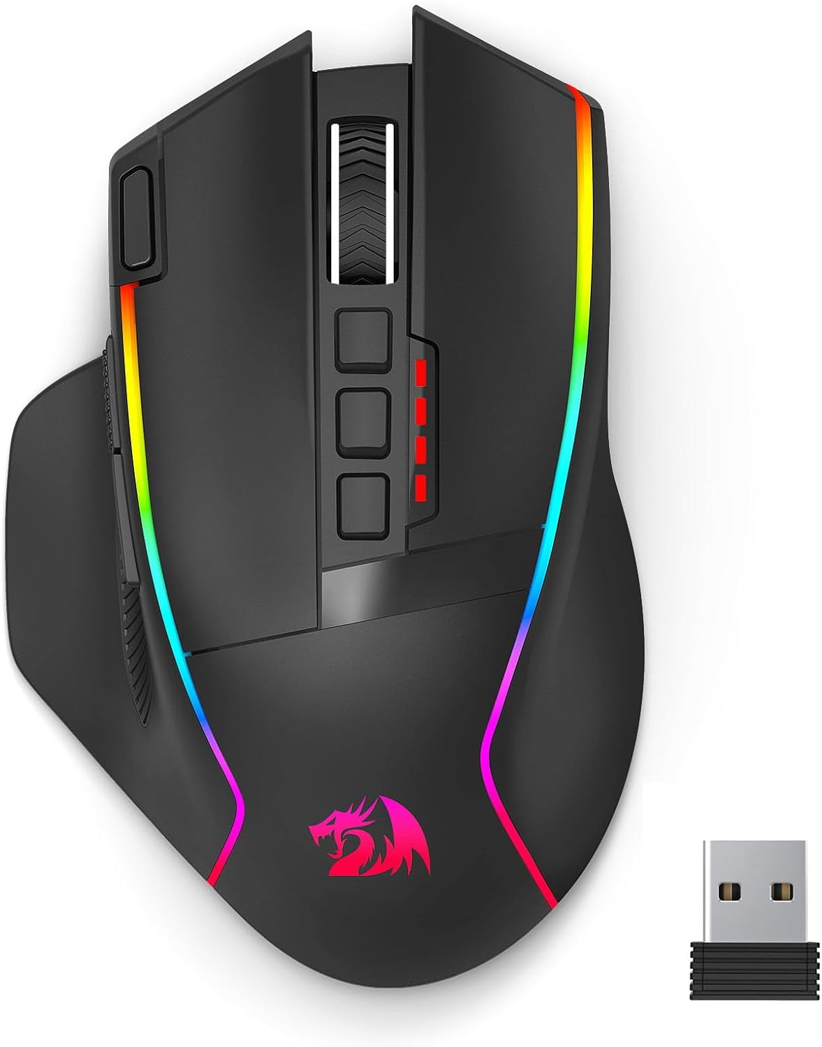 TRAHOO-Wireless Gaming Mouse, Ergonomic Mouse 16000 DPI with Rapid Fire ...