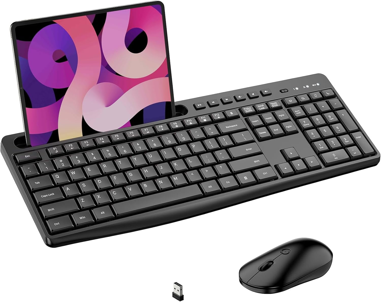 Trahoo Wireless Keyboard And Mouse Combo 2 4g Quiet Wireless Keyboard