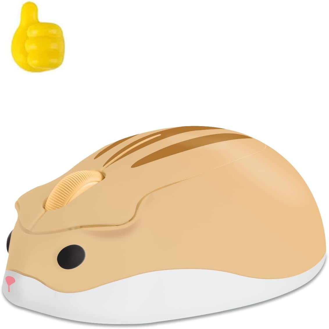 TRAHOO-Wireless Mouse, Cute Hamster Mouse, 2.4GHz Silent Click Animal ...