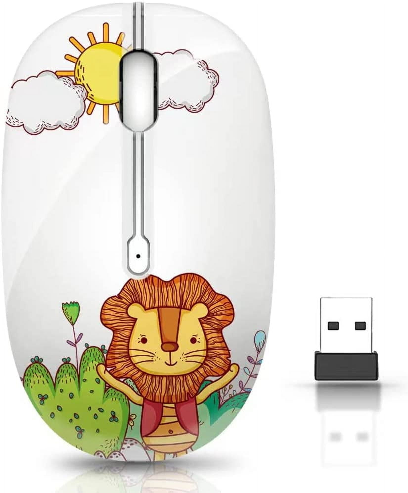 TRAHOO-Wireless Mouse with Nano Receiver for PC, Laptop, Notebook ...