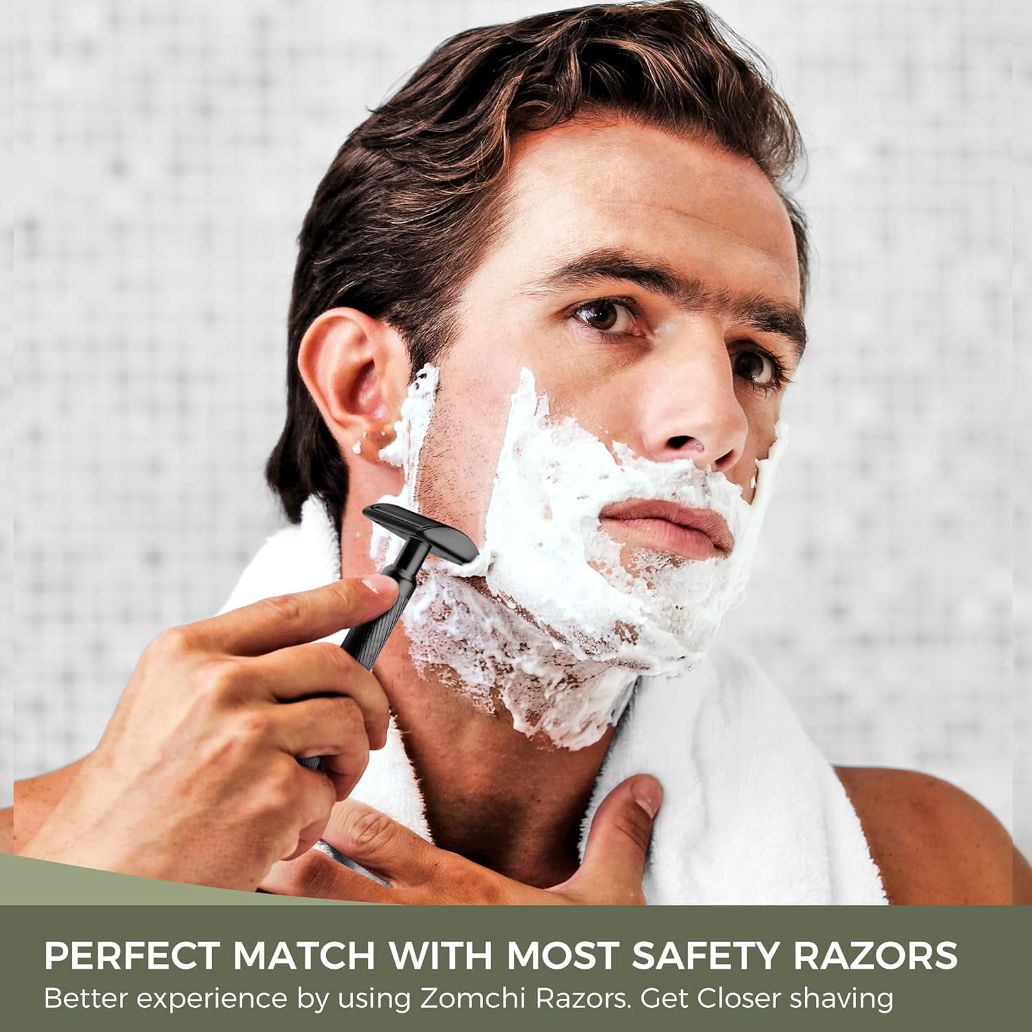 Trahoo Zomchi Double Edge Razor Blades 20 100 Counts Safety Razor Blades For Shaving Platinum