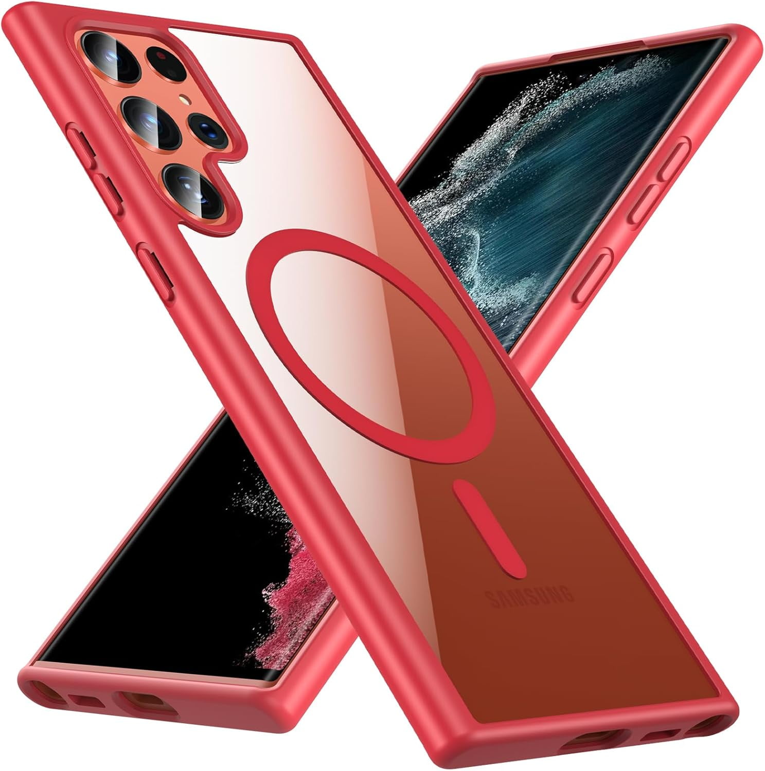 TRAHOO-for Samsung Galaxy S22 Ultra Case Magnetic, Galaxy S22 Ultra ...