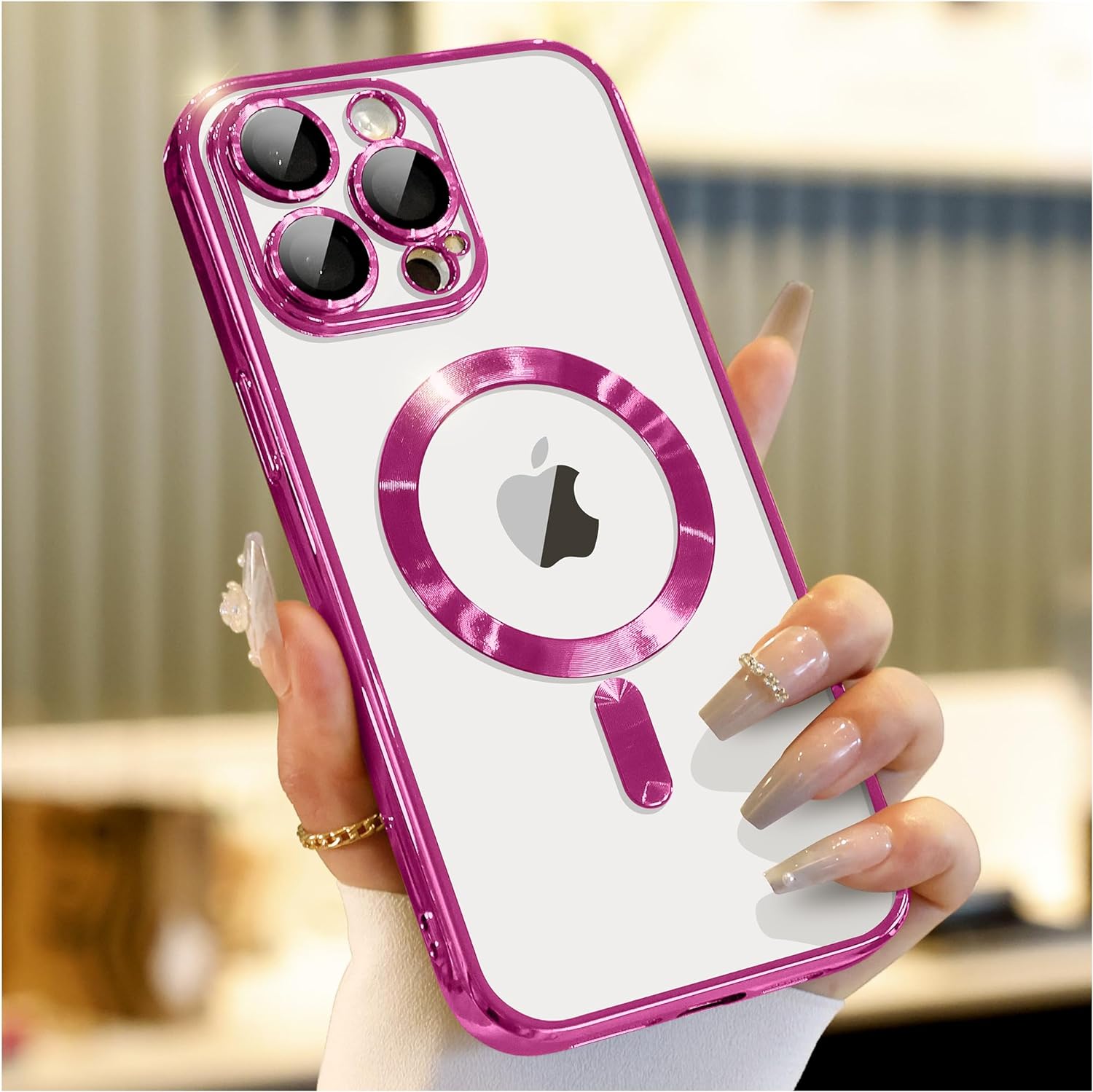 TRAHOO-for iPhone 14 Pro Max Case with Integrated Camera Lens Protector ...