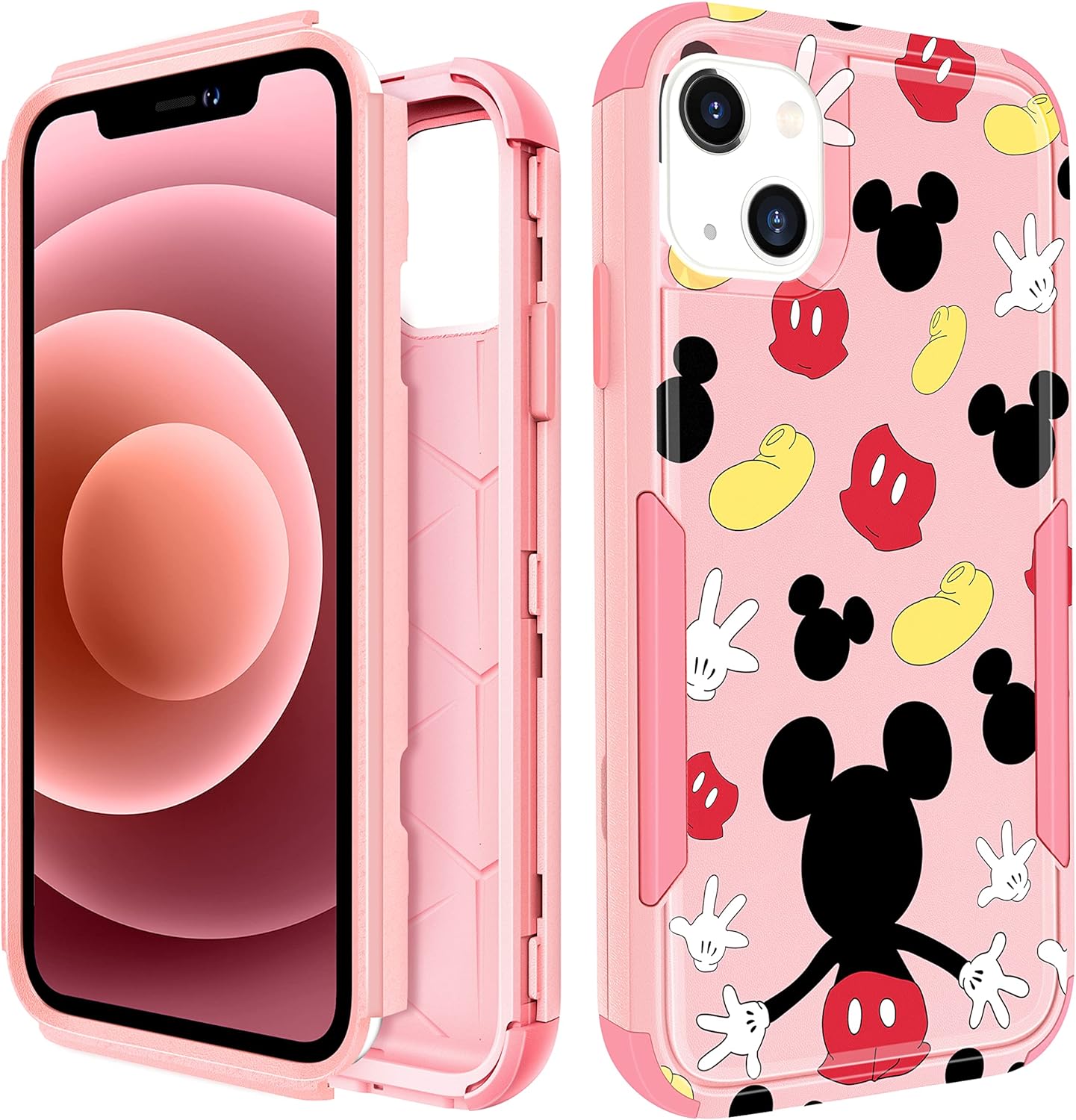 TRAHOO-for iPhone 15 Plus Case Heavy Duty Phone Case for Girly Girls ...