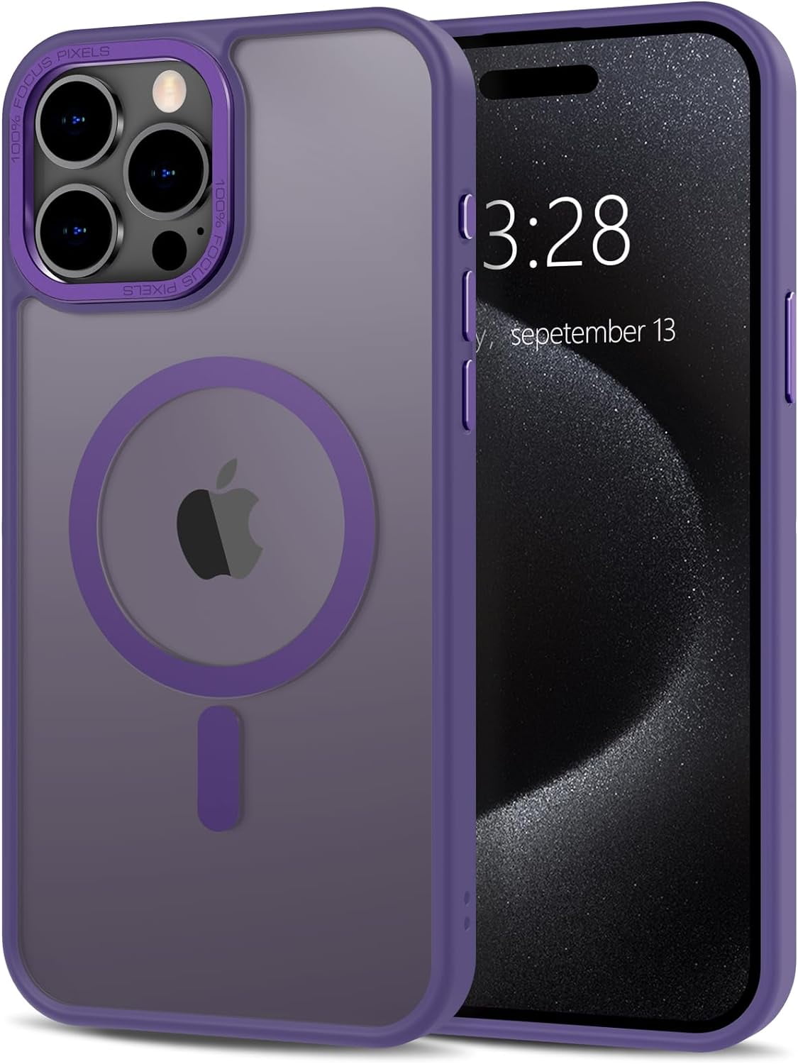 TRAHOO-for iPhone 15 Pro Case Magnetic Phone Case Compatible with ...