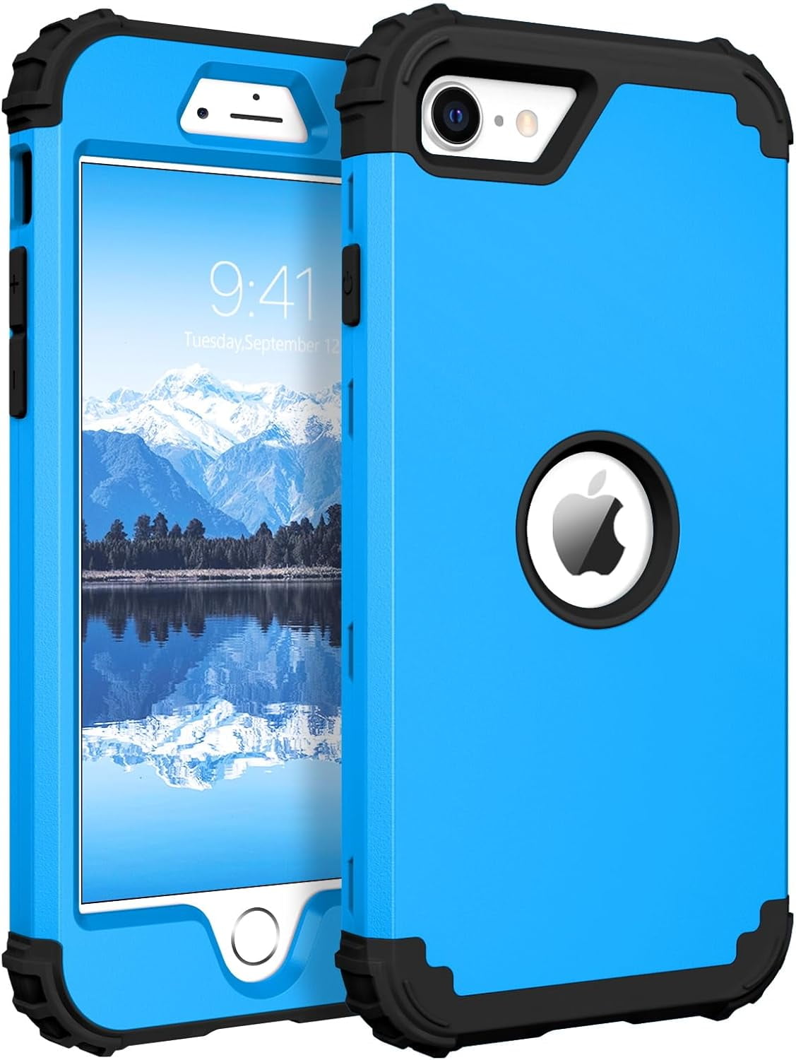 TRAHOO-for iPhone SE 2022 Case and iPhone SE 2020 Case, Heavy Duty 3 in ...