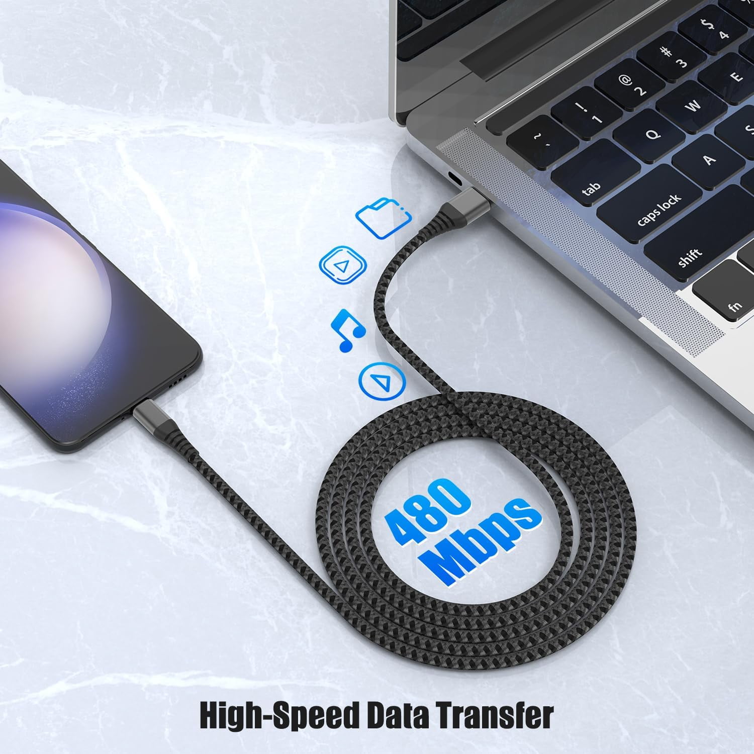 TRAHOO-iPhone 14 13 12 Charger, [MFi Certified] 10FT Long Type C to ...