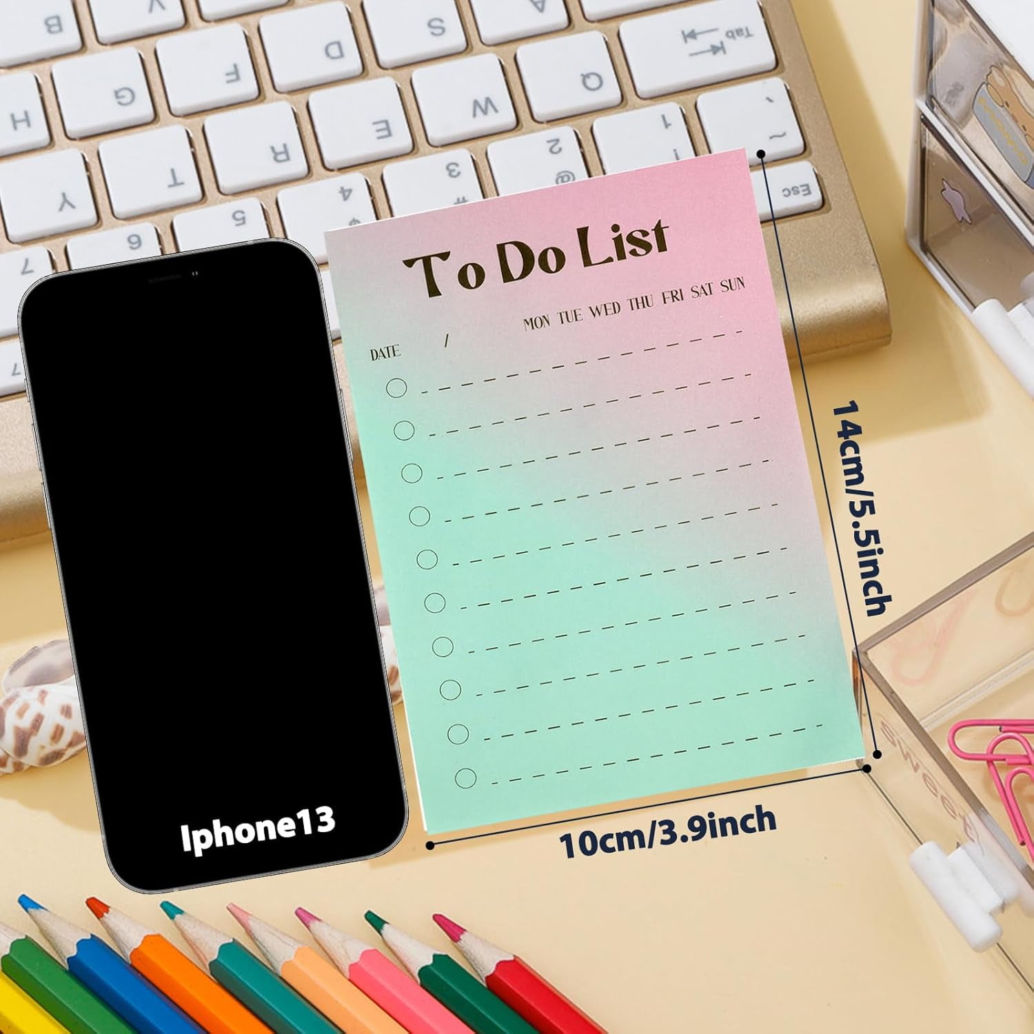 TRAHOO-to Do List Sticky Notes 8 Pack (400 Sheets) - Self-Stick Notes ...