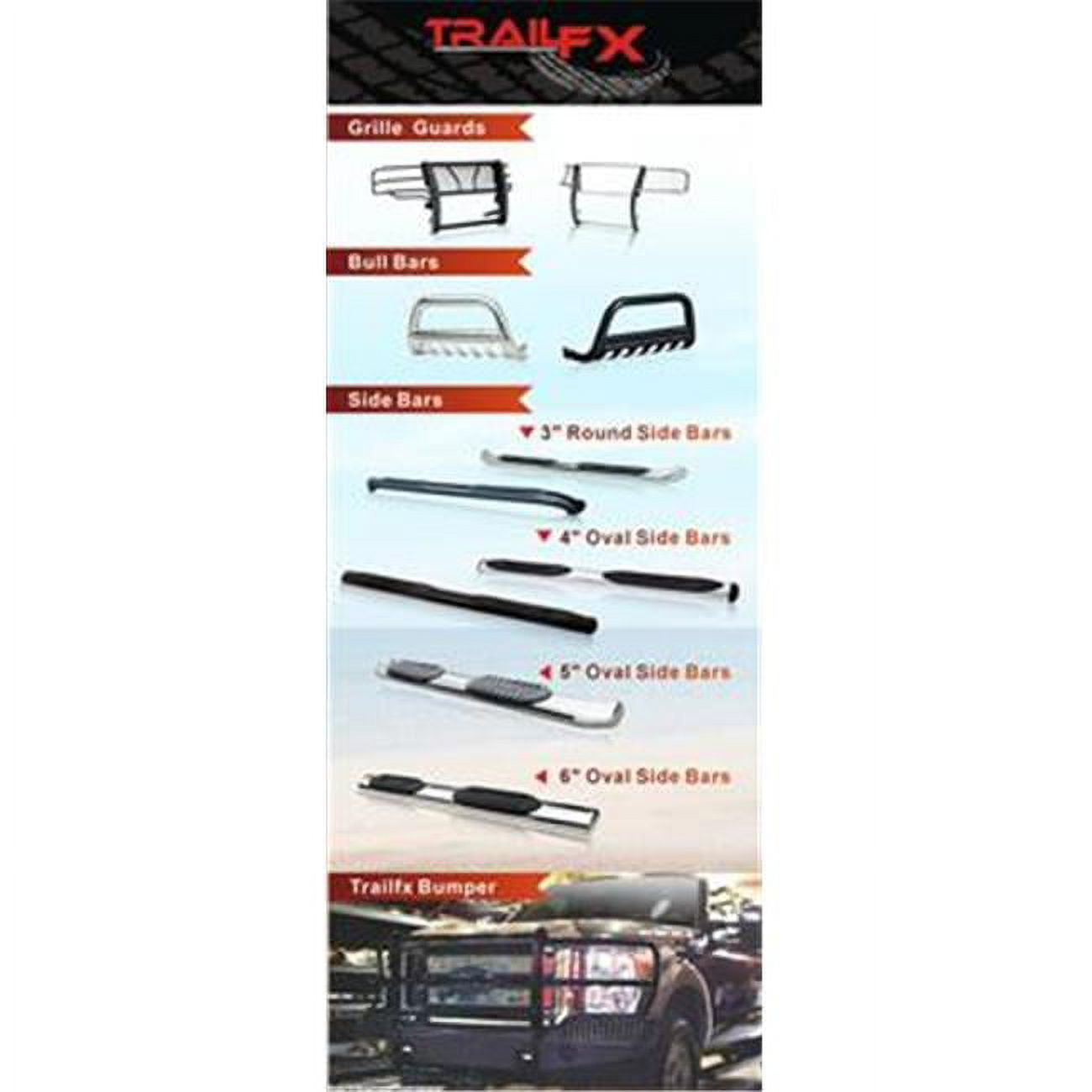 TRAIL FX WRS001 Grille Guard Trim Strip - Walmart.com