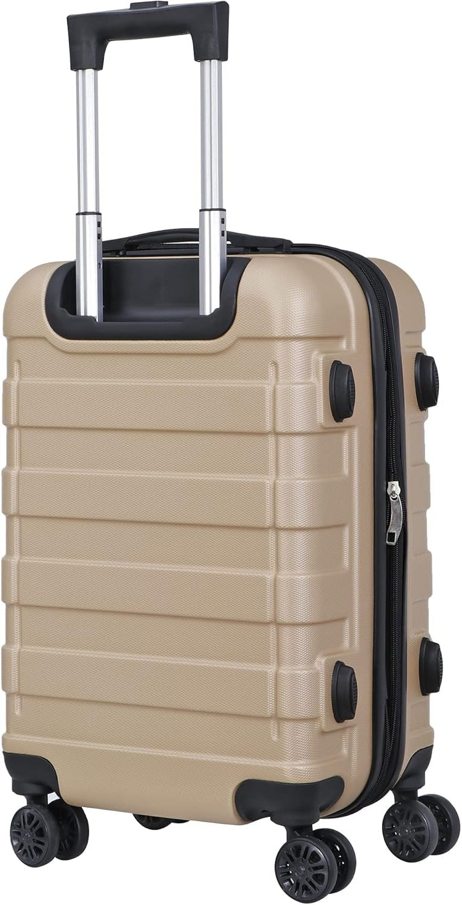 TRAILBLOOM Hardside Expandable Spinner Luggage Suitcase Lightweight ...