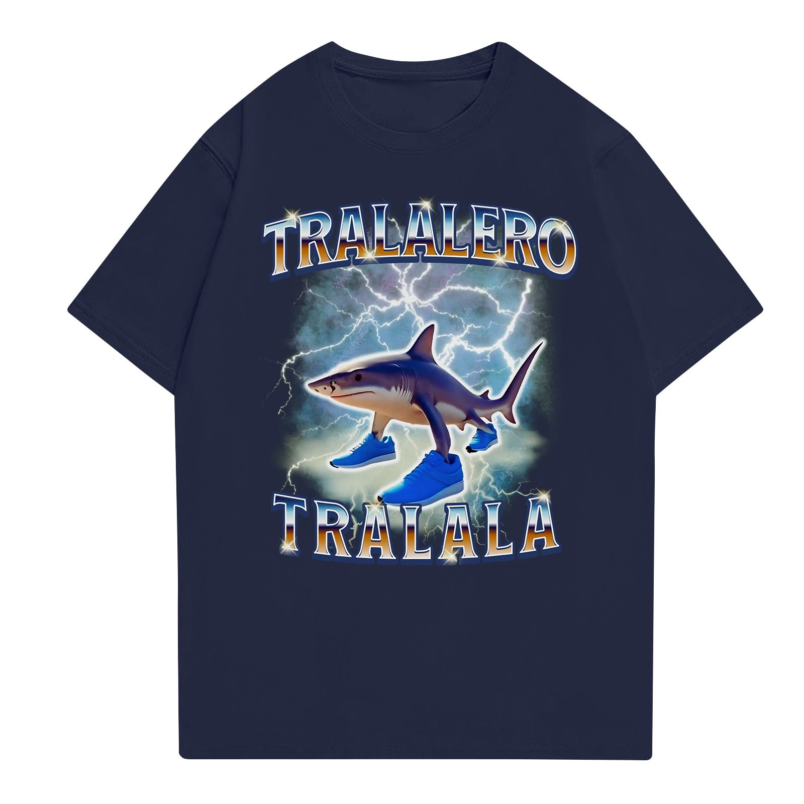 TRALALERO TRALALA Brainrot Italian Brainrot Animals Meme T-Shirt, AI ...