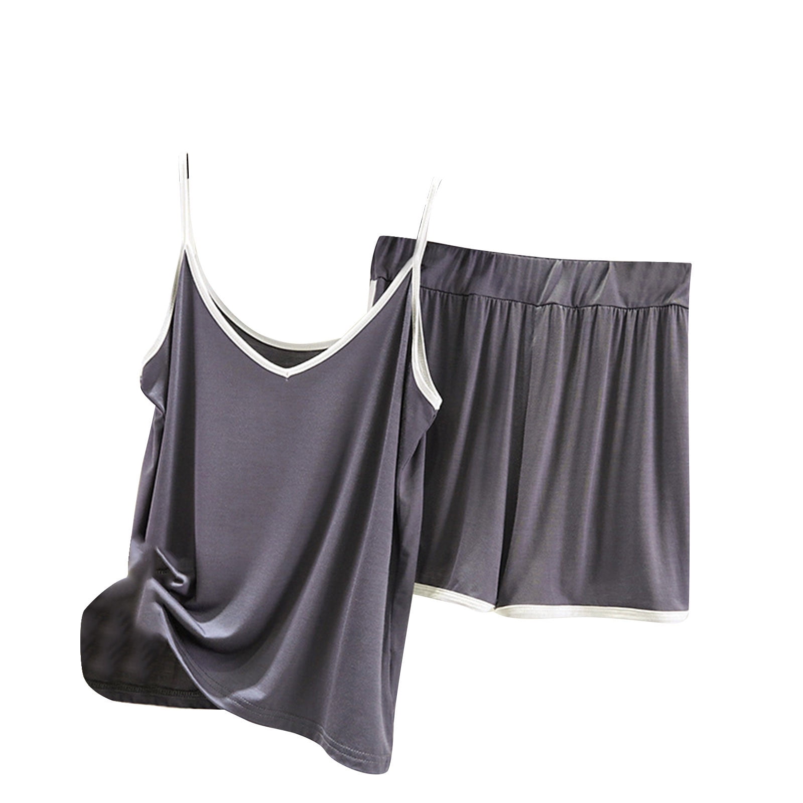 TRANFACY Summer Sets for Women, Women's Tank Top Summer Thin Loose ...