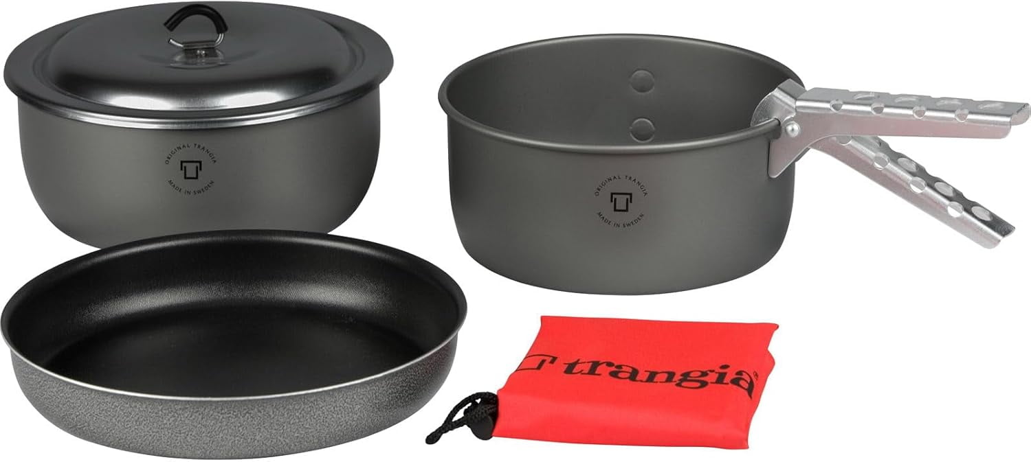 TRANGIA Tundra 3 Hard Anodized Camping Cook Pot Set - Walmart.com