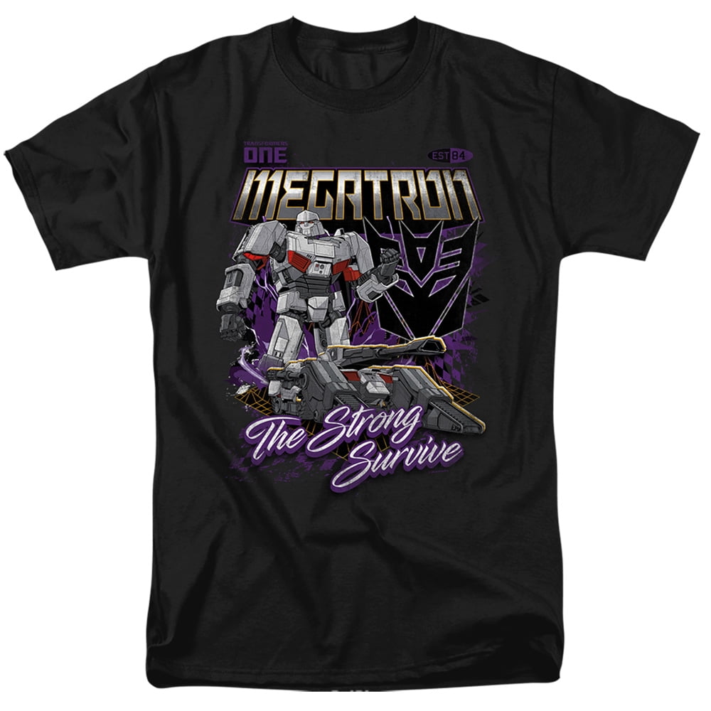 TRANSFORMERS ONE Megatron Racing Unisex Adult T Shirt, Black, Small ...