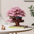 Cherry Blossom Bonsai Building Flowers Set 1382 Pcs Flowers Bonsai Tree ...