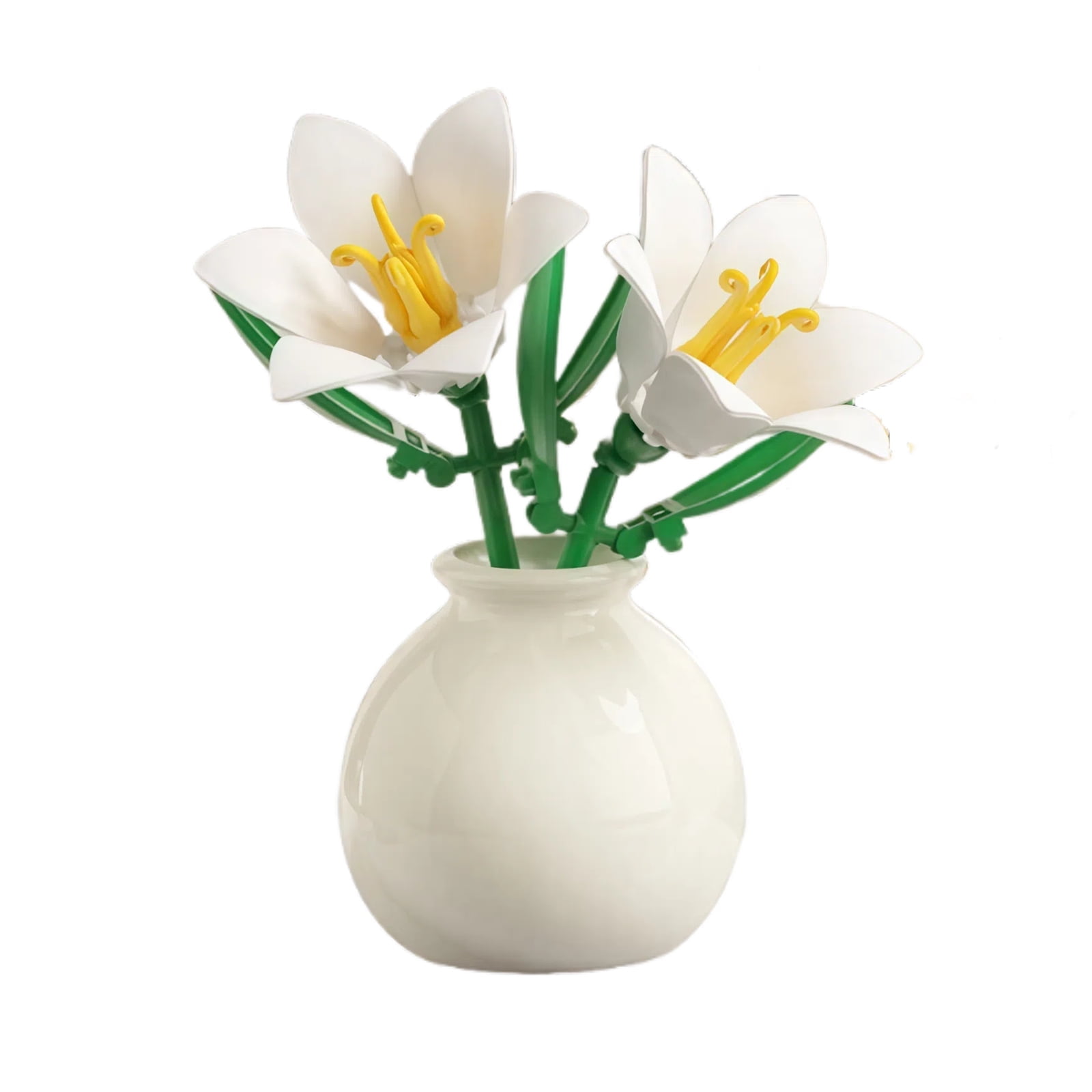TRANSLINK Flower Building Blocks Toy for Home Decor and Display ...