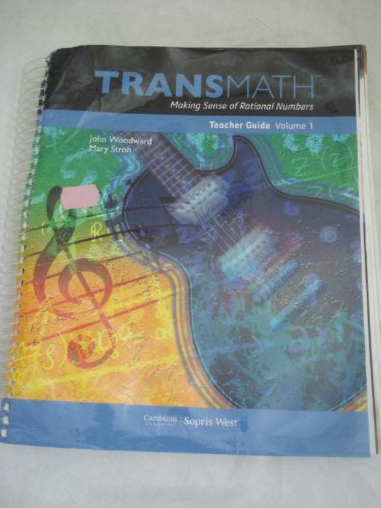 TRANSMATH Making Sense of Rational Numbers Teacher Guide Vol 1 ...