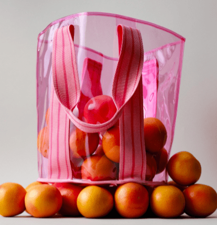 No Boundaries Women's Clear Beach Tote, Pink - Walmart.com