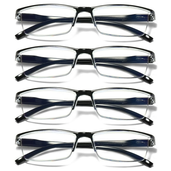 5Pack Reading Glasses for Women - Blue Light Blocking Spring Hinge ...