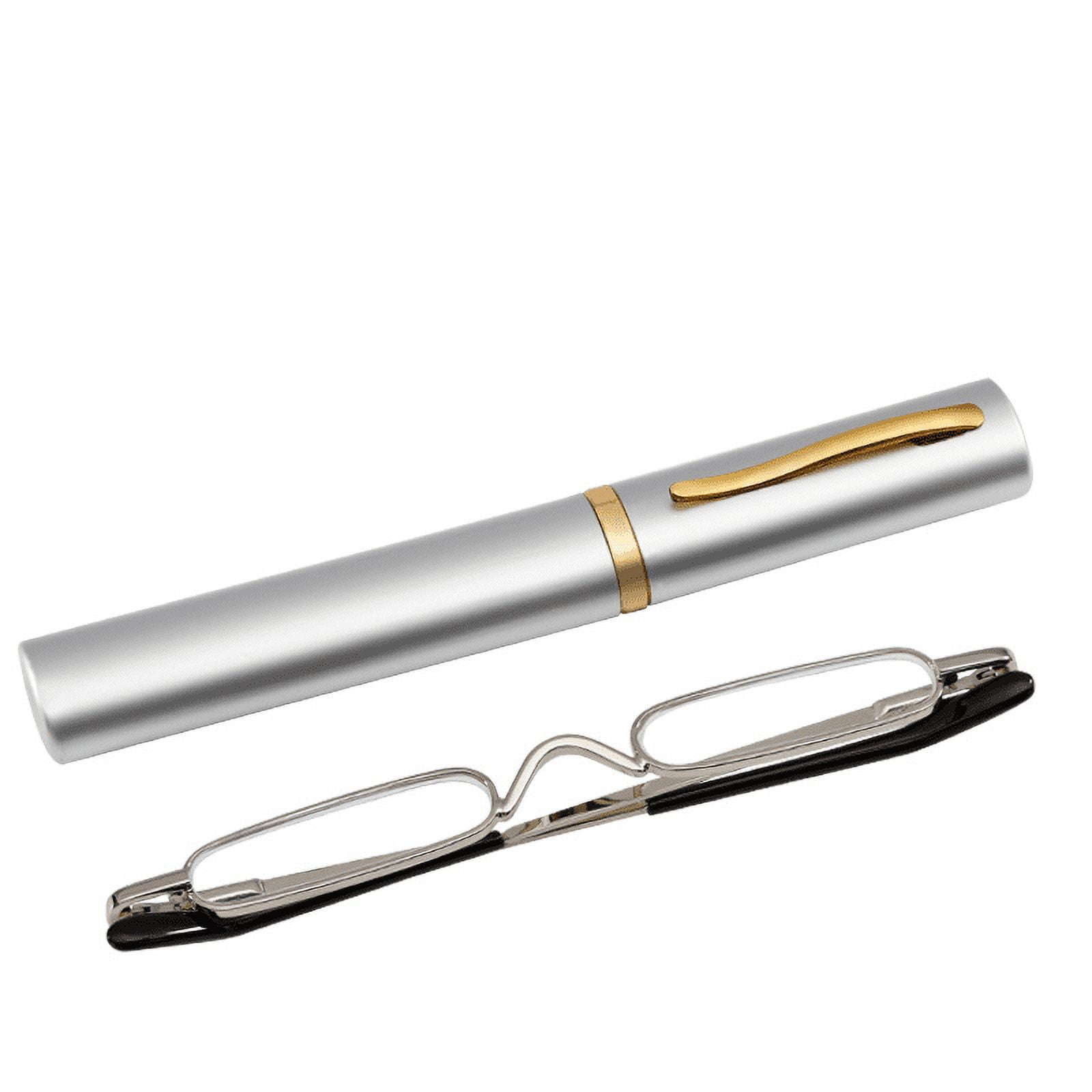 TRARIND Portable Mini Pocket Reading Glasses Blue Light Blocking, Metal ...