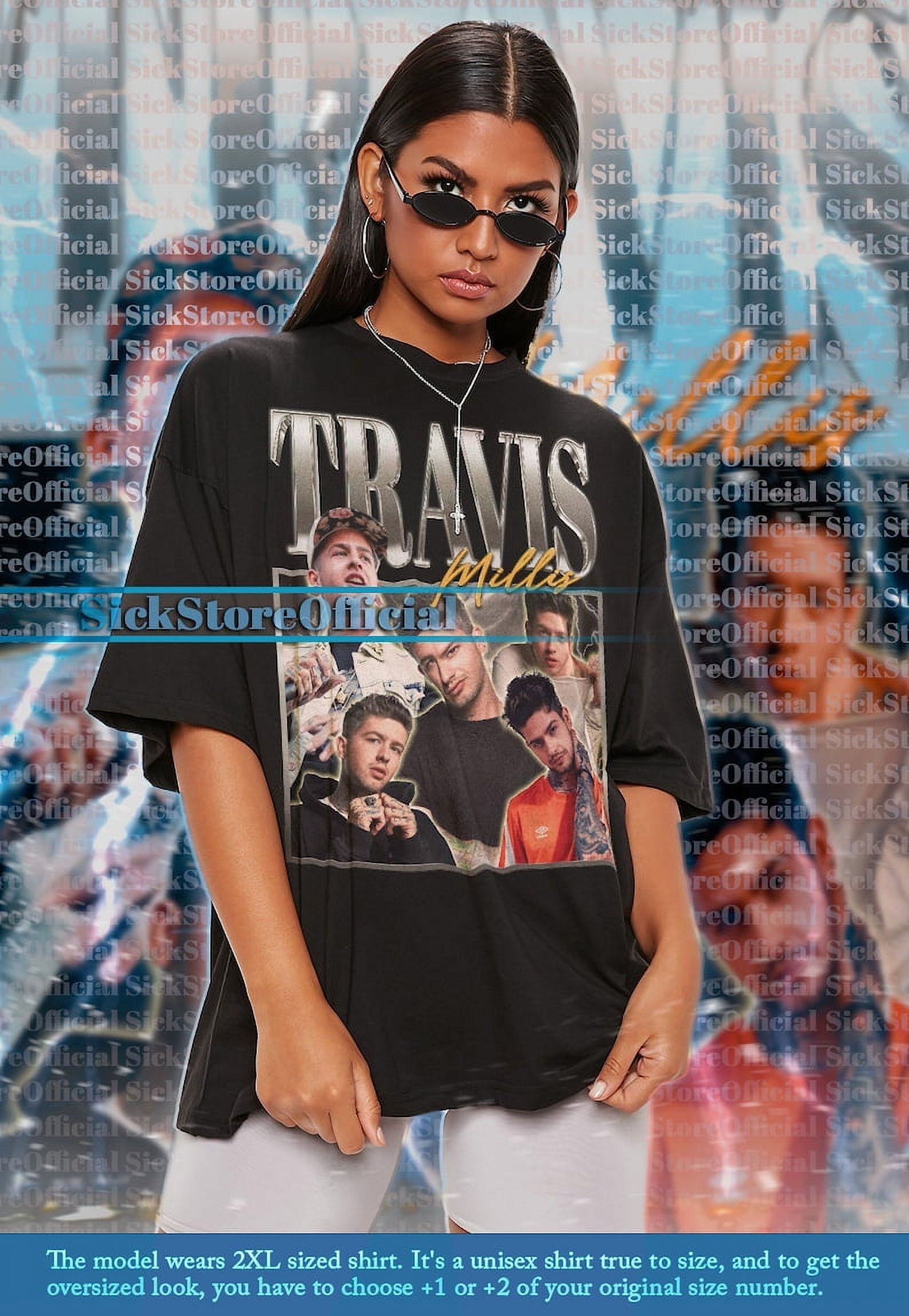 TRAVIS MILLS Vintage Shirt, Travis Mills Homage Tshirt, Travis Mills ...