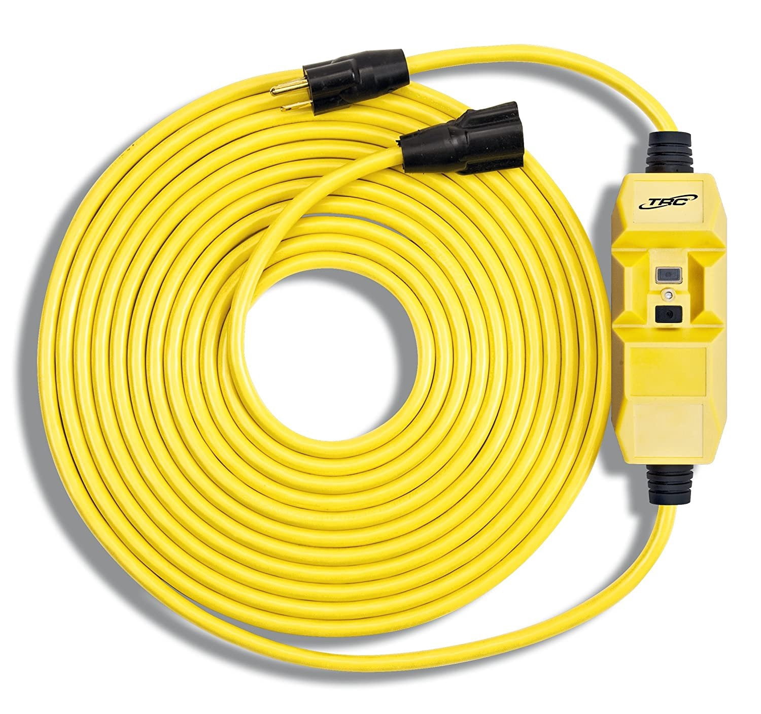 Southwire TRC 26020-125 GFCI in-Line Cord Set, 120V/15A, 12/3 AWG Gauge ...
