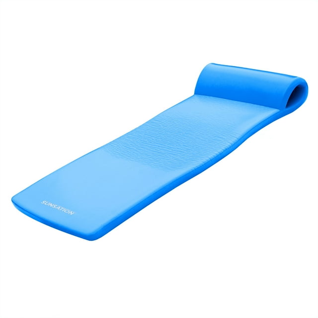 TRC Recreation Sunsation 1.75" Thick Foam Raft Pool Float, Bahama Blue ...