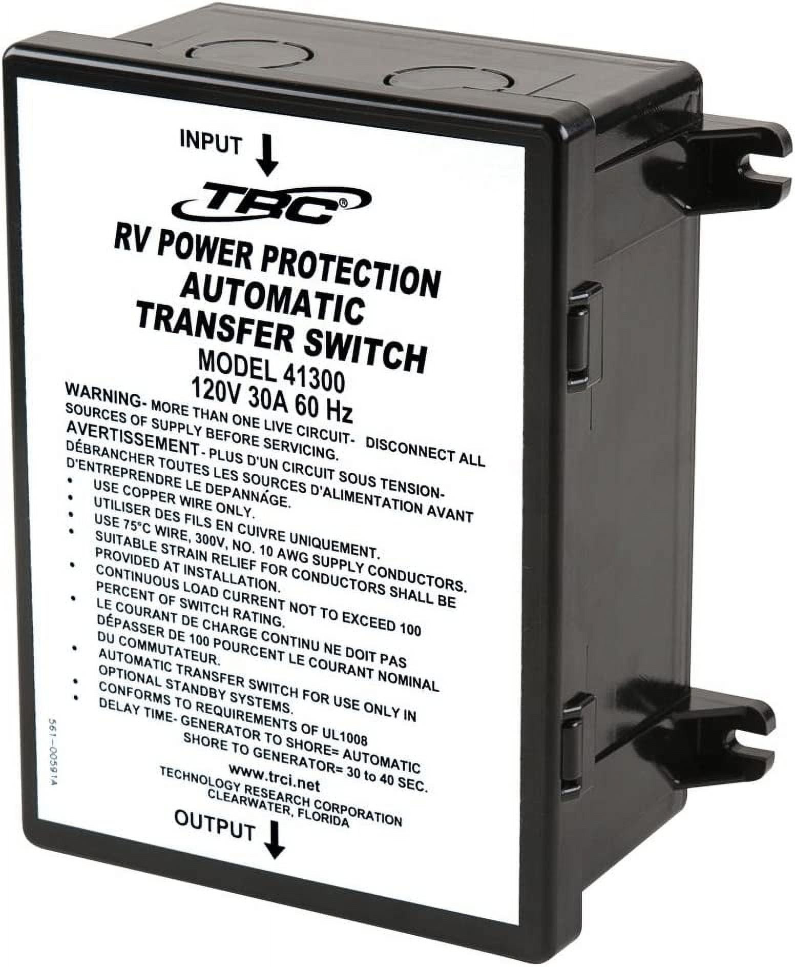 TRC Surge Guard 41300 Surge Guard 30A Transfer Switch - Walmart.com