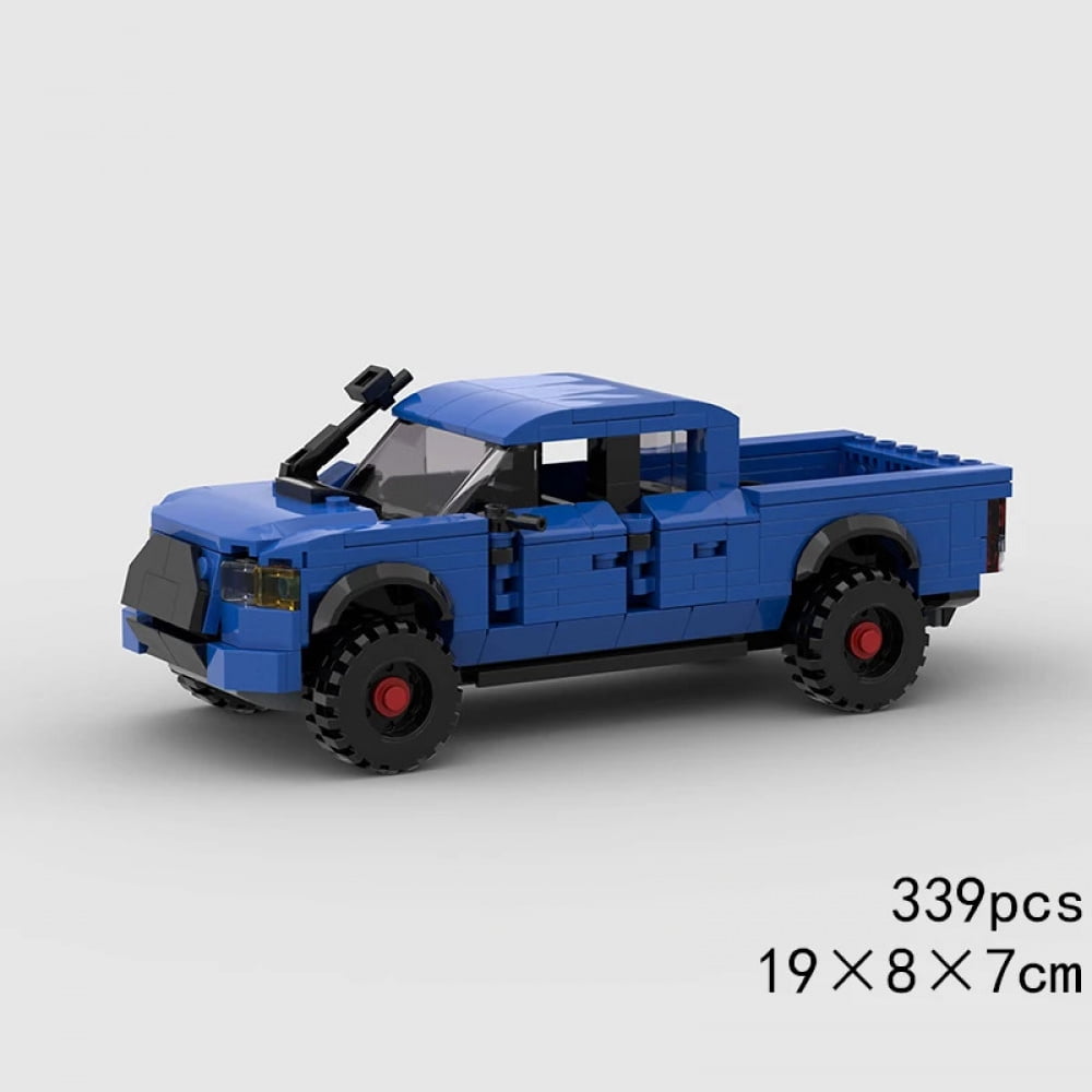 MOC Off Road Car Building Blocks Pickup Truck Bricks Cross Country Jeep ...