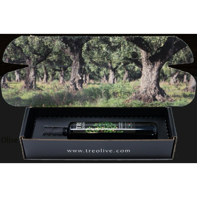 TRE Olive Select (500ml) Boxed Extra virgin Olive Oil, Made with 100% Carolea - Walmart.com
