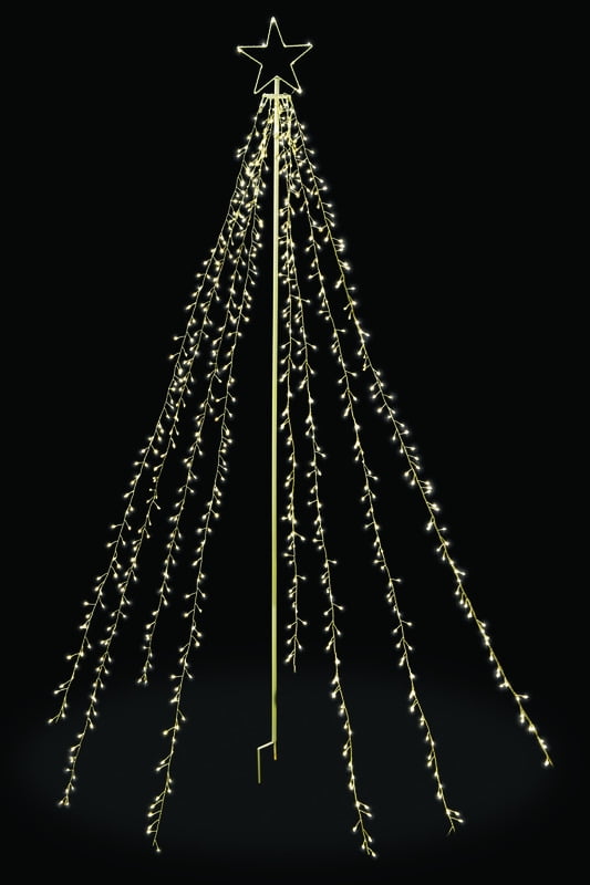 Celebrations LED Warm White String Tree 7 ft. Yard Decor - Walmart.com