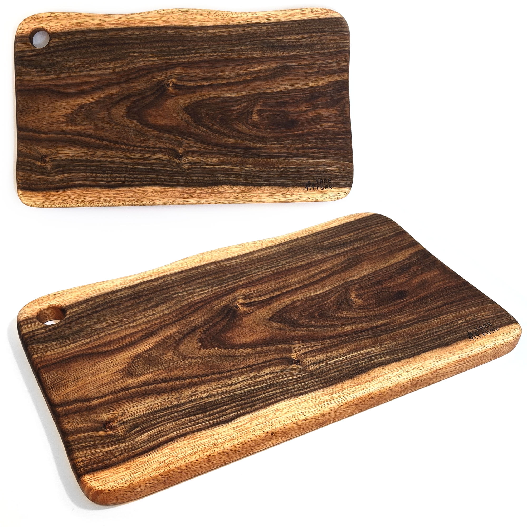 TREE FORK Hand Carved Soild Weru Wood Cutting Board No Glue FSC ...