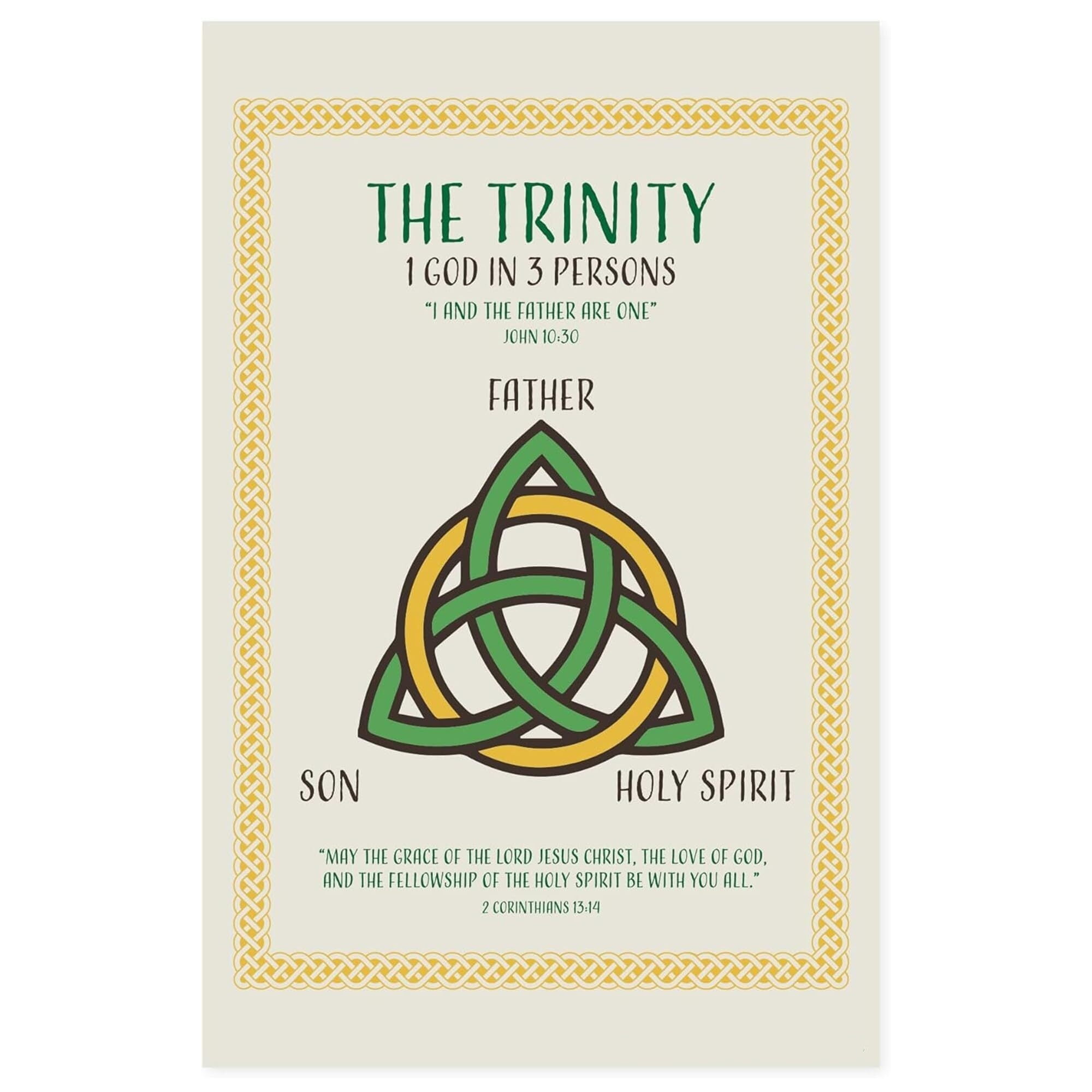 TREE OF LIFE REV Bible Posters For Kids - The Trinity, Sunday School ...