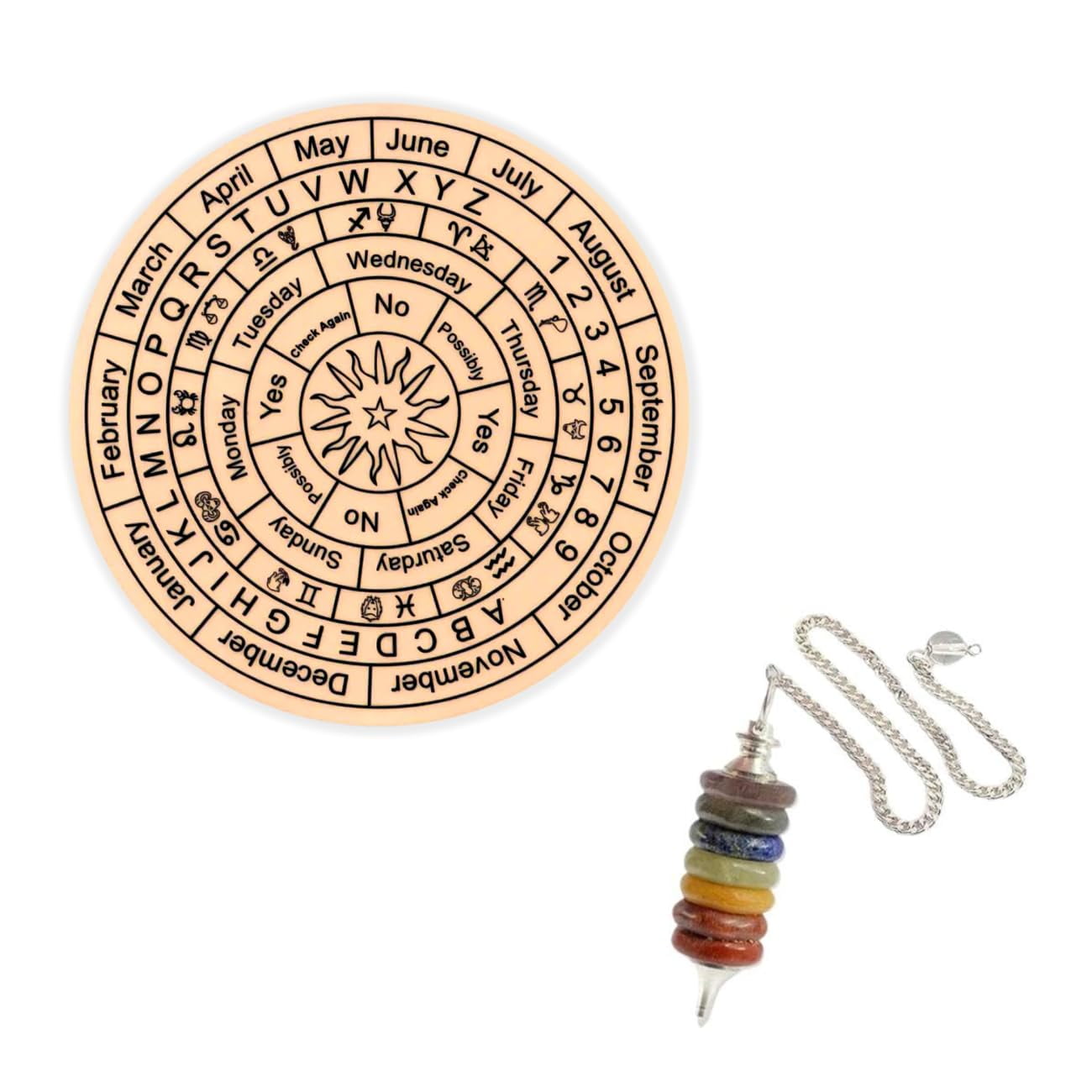 TREE MAISON CORONATING HOMES Acrylic Brown Dowsing Board 6 Inch with ...