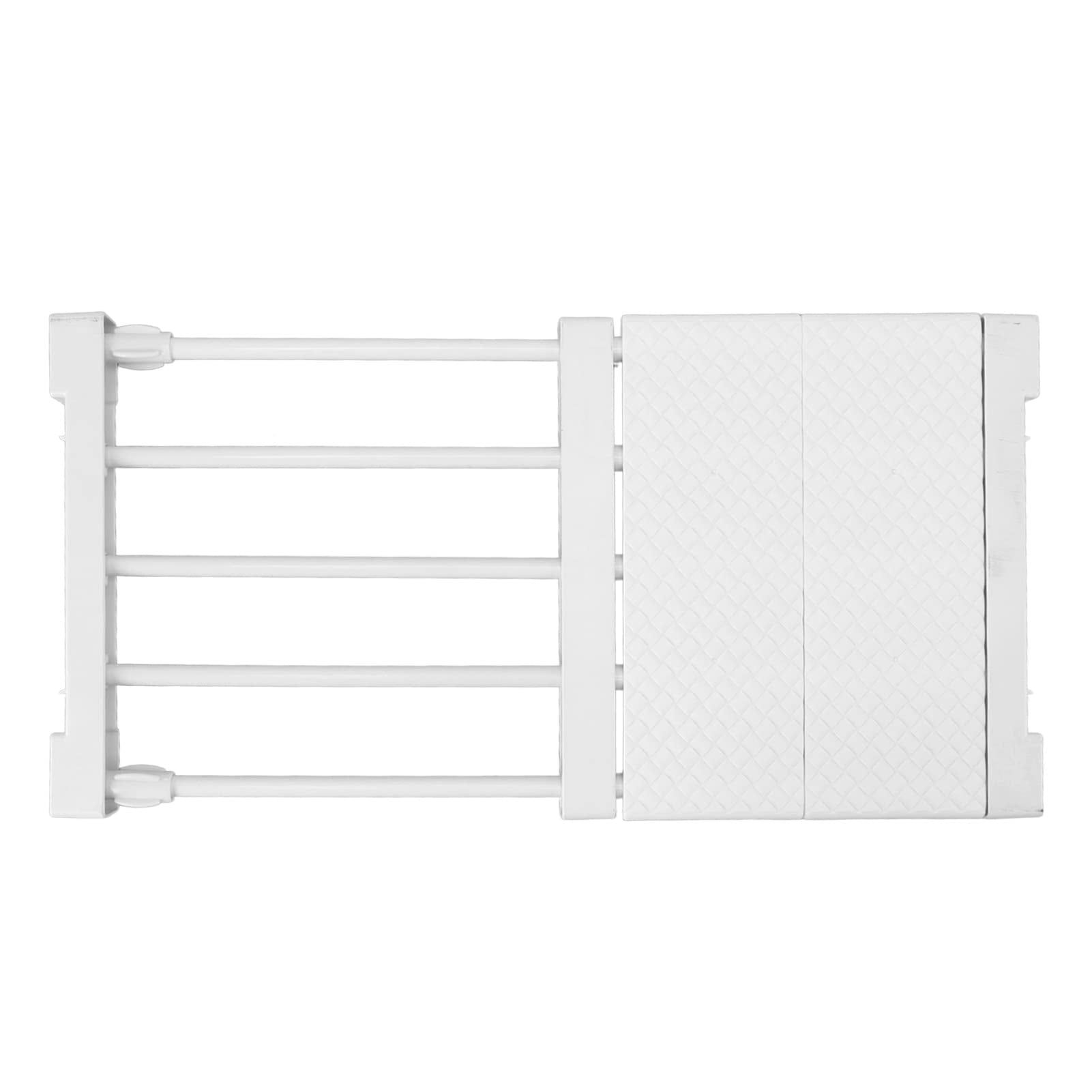 TREETDOBV Closet Tension Shelf & Rod Expandable Metal Storage Rack ...
