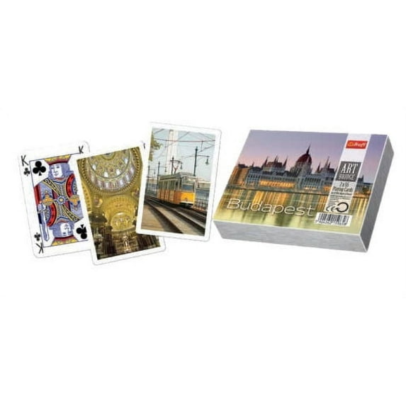 TREFL 2 X 55 ART PLAYING CARD Budapest - Walmart.com